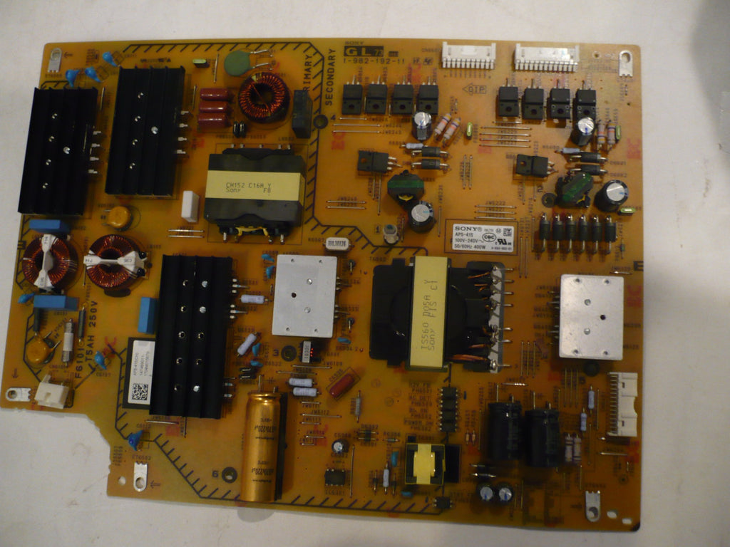 SONY XBR75X850E TV POWER SUPPLY BOARD 147469011 / APS-415(CH ...