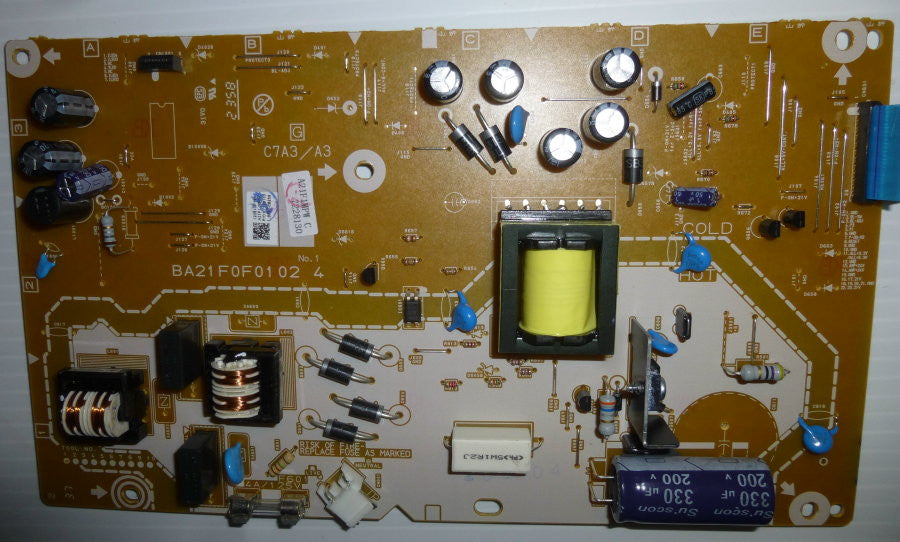 Replacement EMERSON LE320EM3 TV POWER SUPPLY BOARD A21F1MPW ...