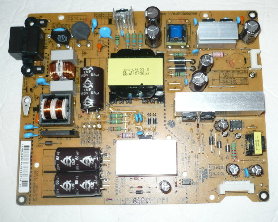 Replacement LG 39LN5300 TV POWER SUPPLY BOARD EAY62810401 / EAX64905301 ...