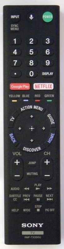 SONY TV ORIGINAL VOICE REMOTE, RMF-TX200U ! MoreTvParts.com