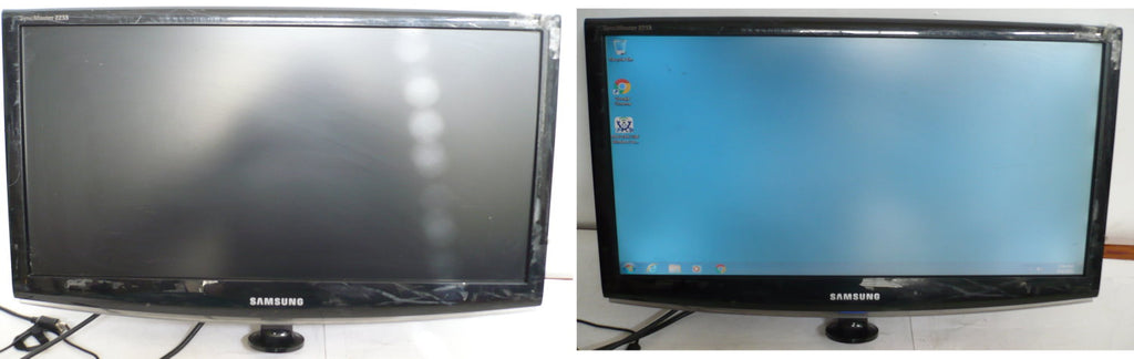 SAMSUNG 2233SW MODERATE USE, SCRATCHES, NO STAND | MoreTvParts.com