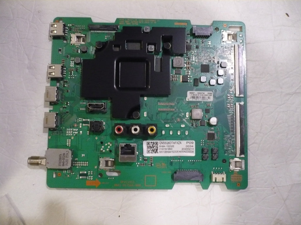 SAMSUNG QN55Q6DTAFXZA TV MAINBOARD BN94-15784B / BN41-02756B ...
