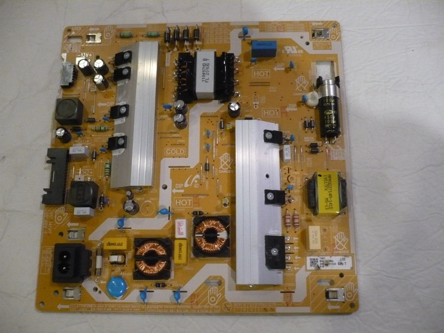 SAMSUNG QN55Q6DTAFXZA TV POWER SUPPLY BOARD BN44-01058A / L55E7 THS ...