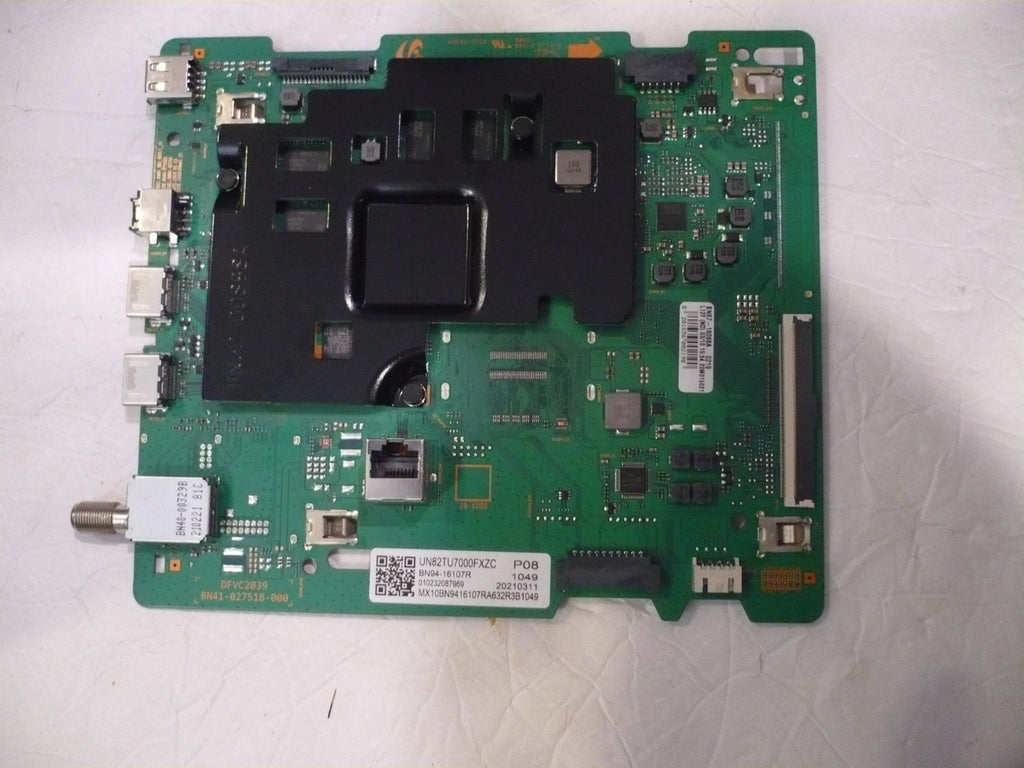 SAMSUNG UN82TU700DFXZA TV MAINBOARD BN94-16107R / BN41-02751B ...