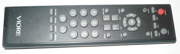 VIORE 118020075 ORIGINAL TV REMOTE CONTROL | MoreTvParts.com